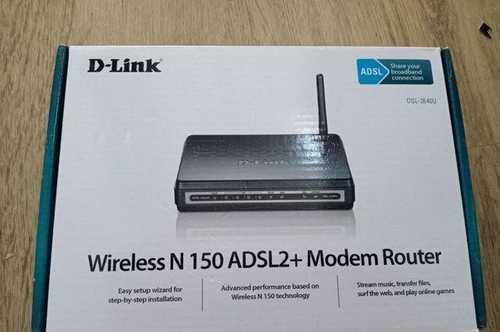 Роутер D-Link Wireless N150 adsl2+ Modern Router;
