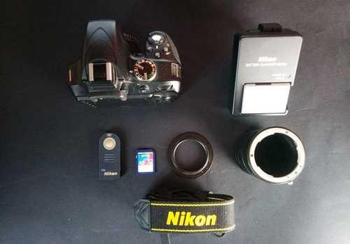 Зеркальный фотоаппарат Nikon D3300 Тушка + допы