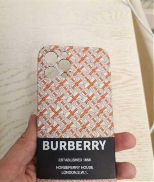Чехол для IPhone12pro Burberry