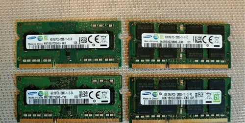 Оперативная память DDR3 4gb, 8gb для ноутбука