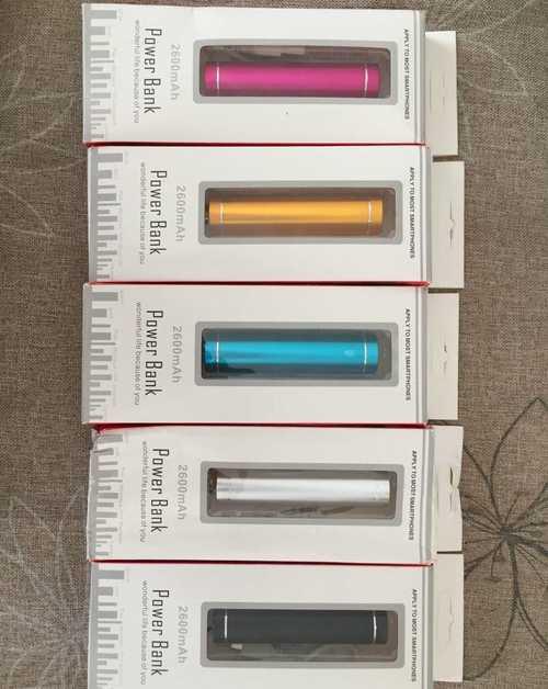 Power bank 2600 mAh новый в упаковке, аккумулятор
