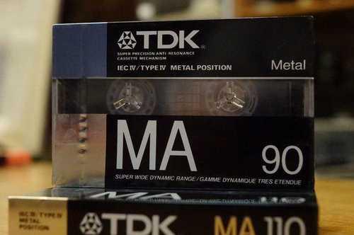 Кассеты TDK MA 60 90 110 Japan