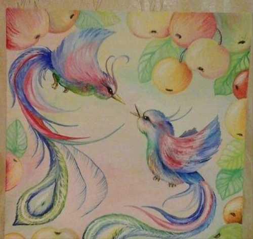 Картина "Райские птицы"
