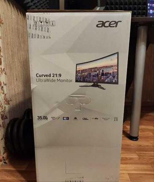 Монитор Acer 35" XZ350CU, VA, 21:9, 200 Гц