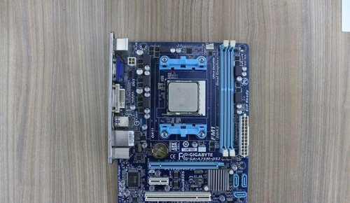 Комплект FM1 Gigabyte GA-A75M-DS2 + Athlon 651