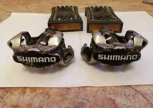 Педали контактные shimano pd-m520