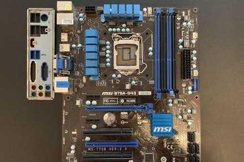 1155 MSI B75A-G43 Продажа с проверкой