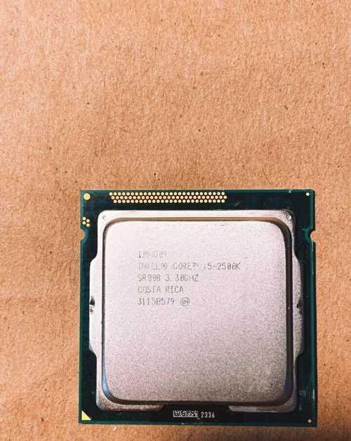 Процессор Intel Core i5 2500K + кулер
