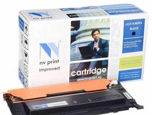 Картридж NV Print CLT-K409S Черный для принтеров S