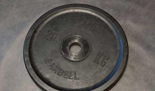 Barbell евроклассик 20кг