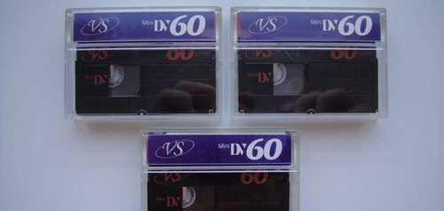 Видеокассеты VS miniDV 60