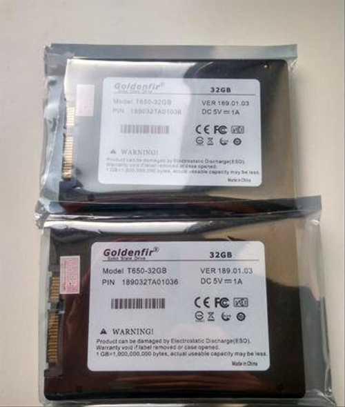 Продам SSD sata2-3 32Gb,60Gb