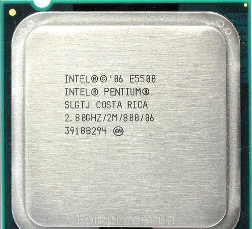 Процессор pentium(r) dual-core cpu e5500