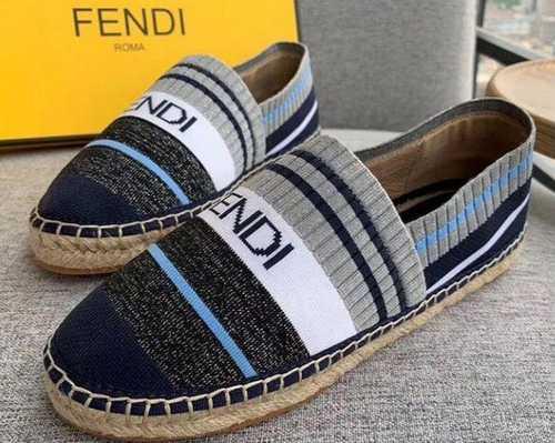 Эспадрильи крутые fendi