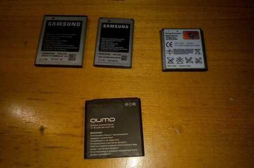Аккумуляторы для телефонов Samsung, Sony Ericsson