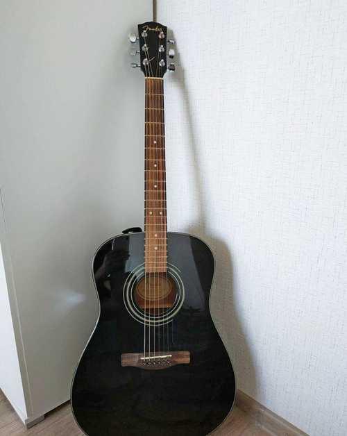 Гитара акустическая 6-струнная Fender CD60 Black