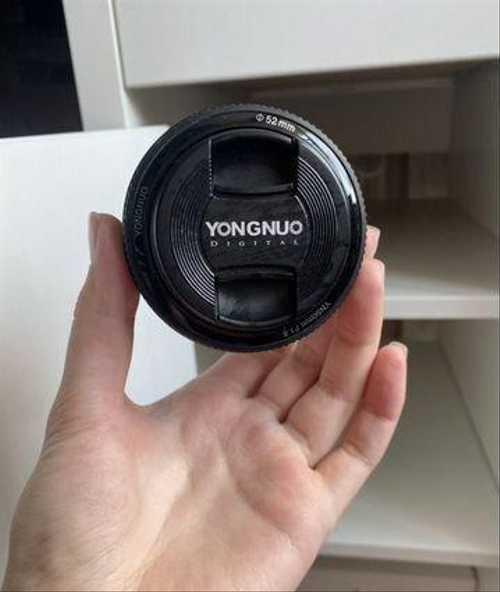 Объектив 50mm 1.8 yongnuo