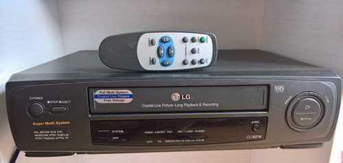 VHS видеоплеер/видеомагнитофон LG CL182TW