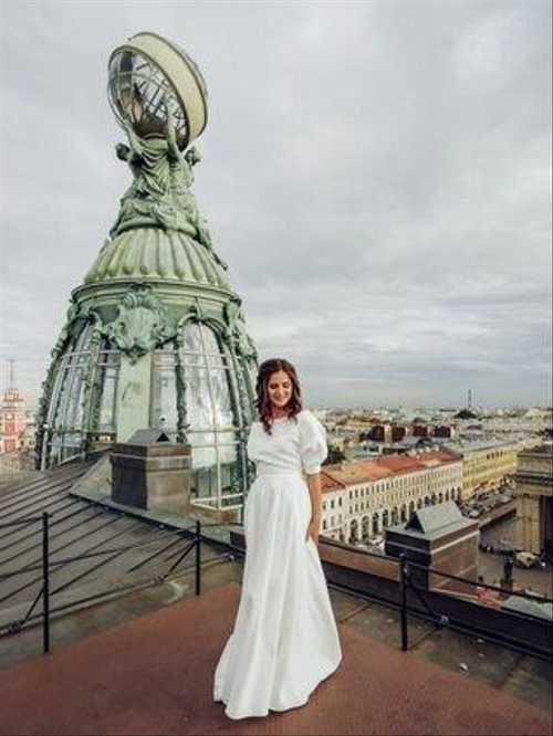 Свадебное платье Natalia Romanova со шлейфом