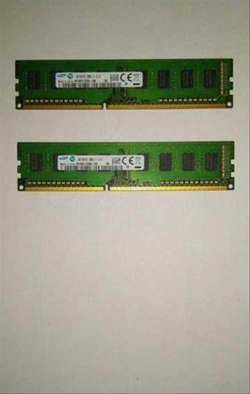 DDR3 8Gb 2*4Gb 1600MHz Samsung