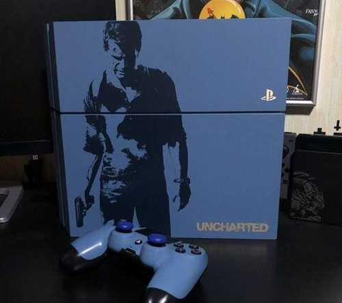 PlayStation 4 FAT Uncharted 4 Limited 1Tb + Игры