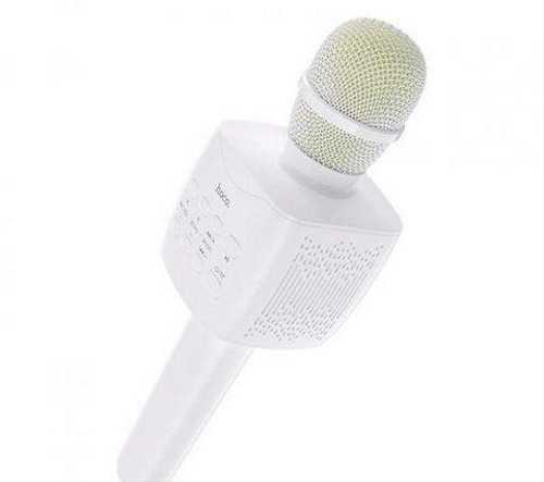 Микрофон беспроводной для караоке “hoco BK5 ” белы