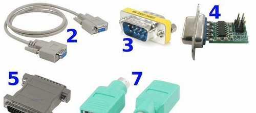 Переходники и кабели COM(RS232), PS/2