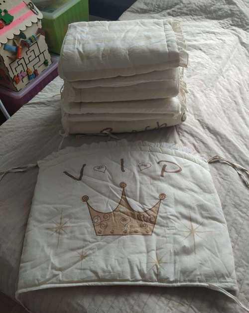 Бортики+ комплект белья, подушка, одеяло
