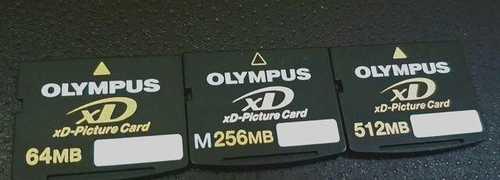 Карты памяти xD Picture Card Olympus