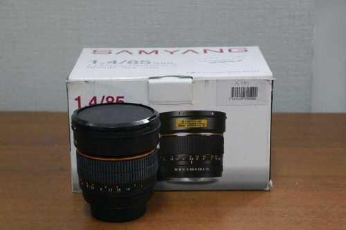 Samyang MF 85mm f/1.4 AS IF UMC AE Nikon