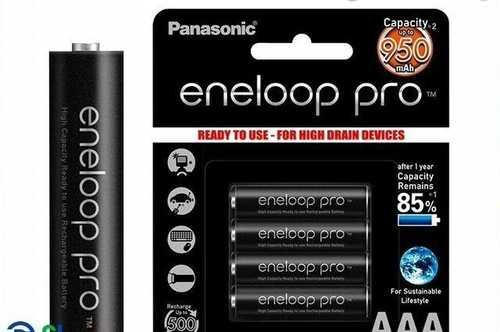 Аккумуляторы Ni-MH 950 mAh AAA Eneloop Pro 4шт