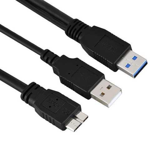USB 3.0 Y-кабель для HDD
