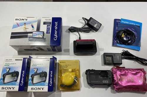 Фотоаппарат Sony Cyber-shot T700, докстанция, аква