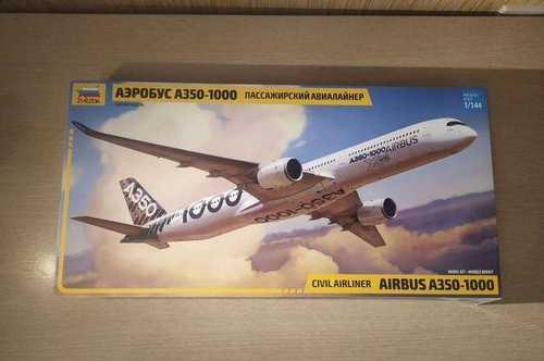 Модель самолета 1 144 Airbus A350-1000 Zvezda