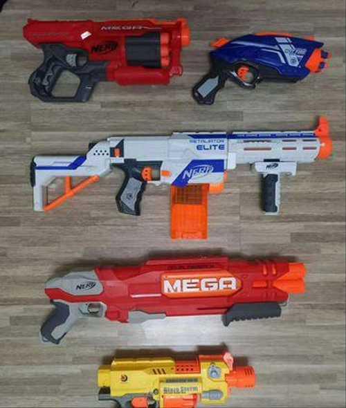 Бластеры Nerf с патронами