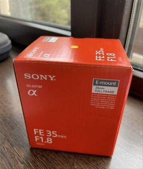 Обьектив Sony FE 35mm F1.8