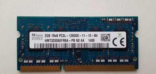 SO-dimm DDR3 2Gb SK Hynix 2GB PC3L-12800S