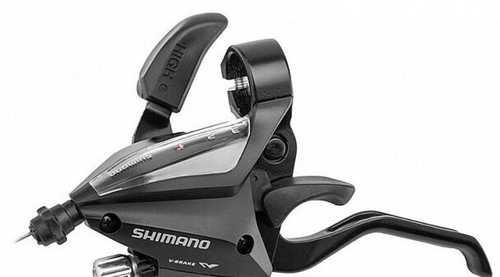 Шифтер+ручка левый shimano Altus ST-EF500-L-2A 3ск