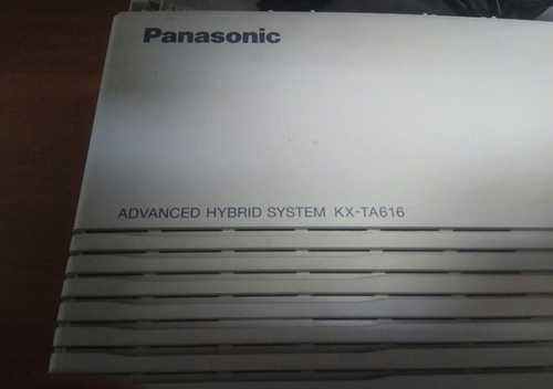 Атс Panasonic kx-ta616 +телефон kx-t7730