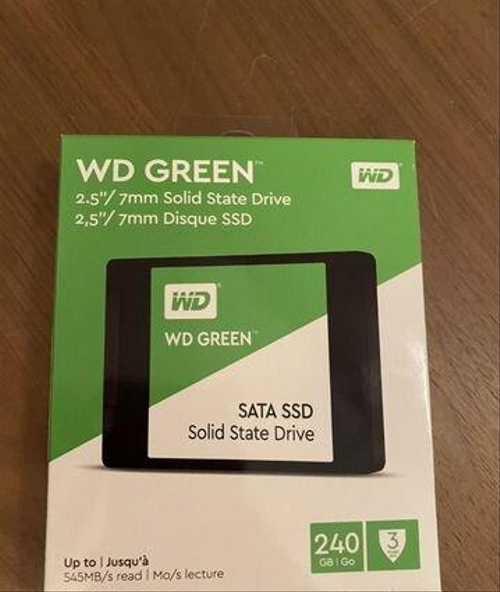 SSD диск WD Green 240 Gb
