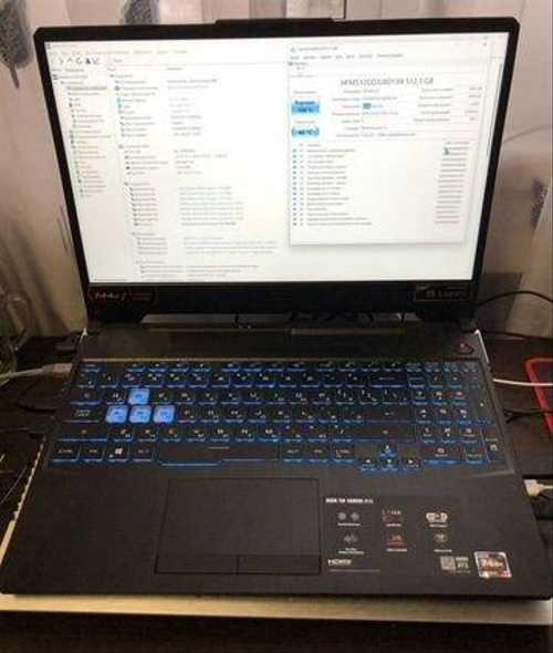 Ноутбук Asus TUF Gaming 15A R7 5800H/RTX3070/144hz