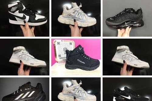 Кроссовки Nike, Columbia, Adidas, Versace, Ecco