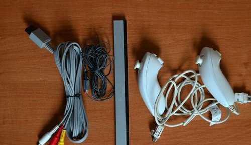 Av кабель, Nunchuk, Sensor Bar для Nintendo Wii