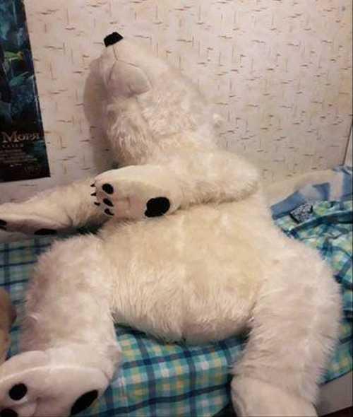 Большой белый медведь 170см