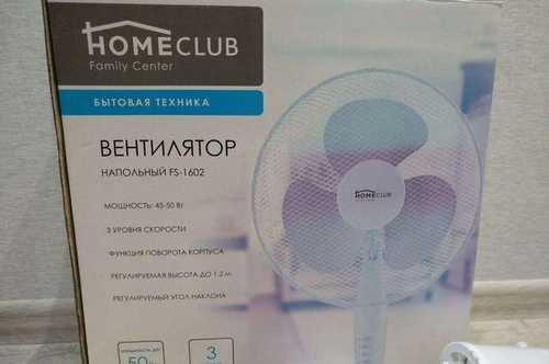 Вентилятор HomeClub напольный fs-1602