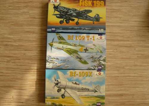 Амодел 1 72 Bf-109 3 модификации