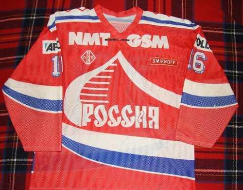 Хоккейный свитер сборная Россия Nova Scotia Cup 93