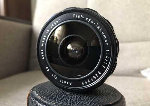 Объектив Fish-eye-Takumar 1:4/17