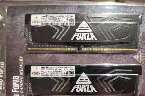 Оперативная память ddr4 32gb Neo Forza faye 4000 c