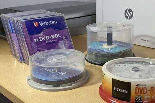 DVD-R, DVD+R, CD-R sony Verbatim ассорти